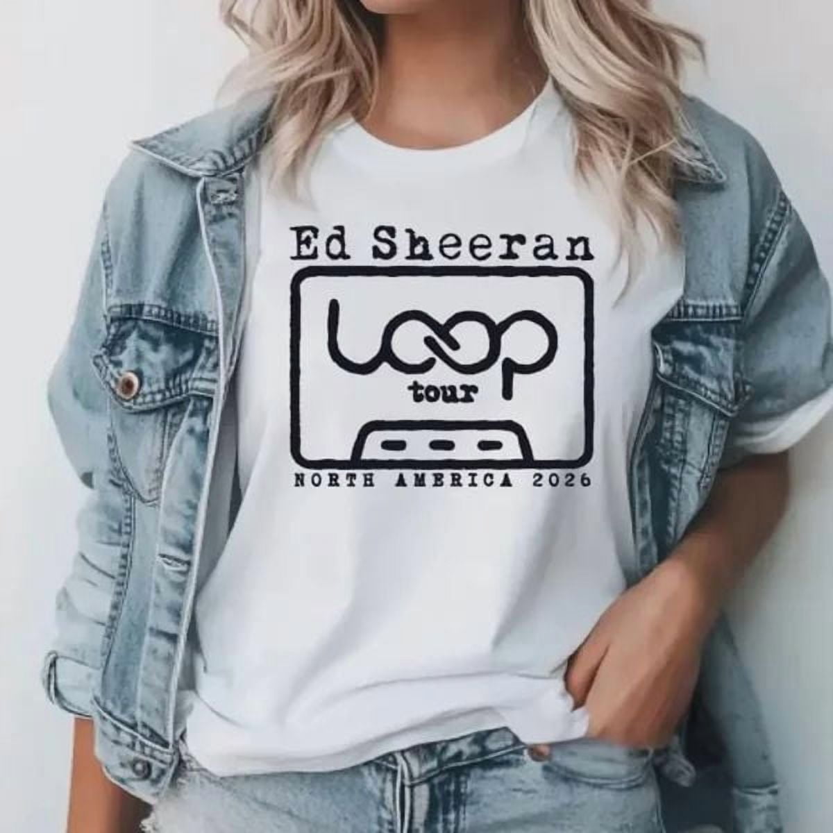 Ed She.eran Loop Tour 2026 T-Shirt Size S-5XL, GrolyTee - Walmart.com