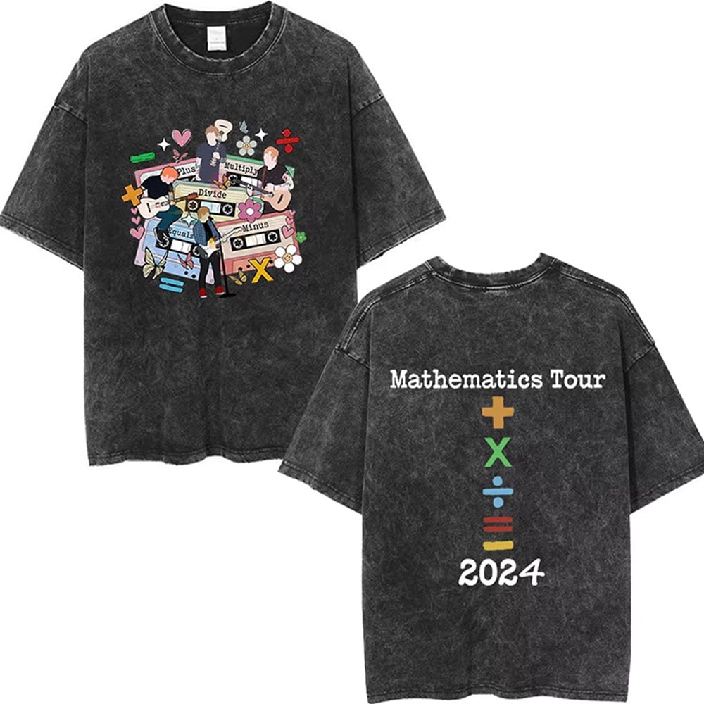 Ed Sheeran European 2025 Tour Washed Vintage Merch T-Shirt - Unisex ...