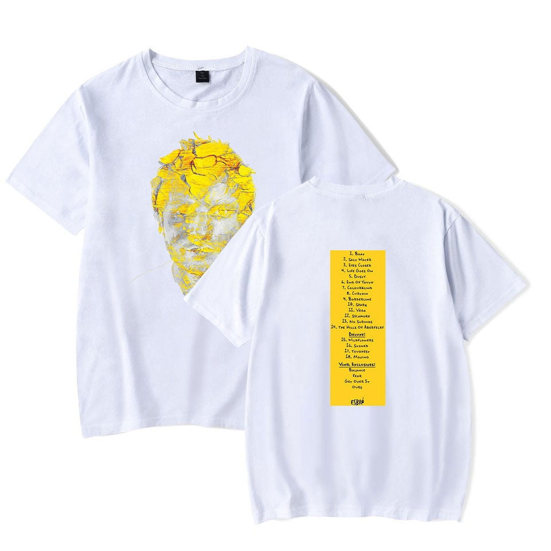 Ed Sheeran Merch Subtract New Album T-shirt Summer Unisex Short Sleeve ...