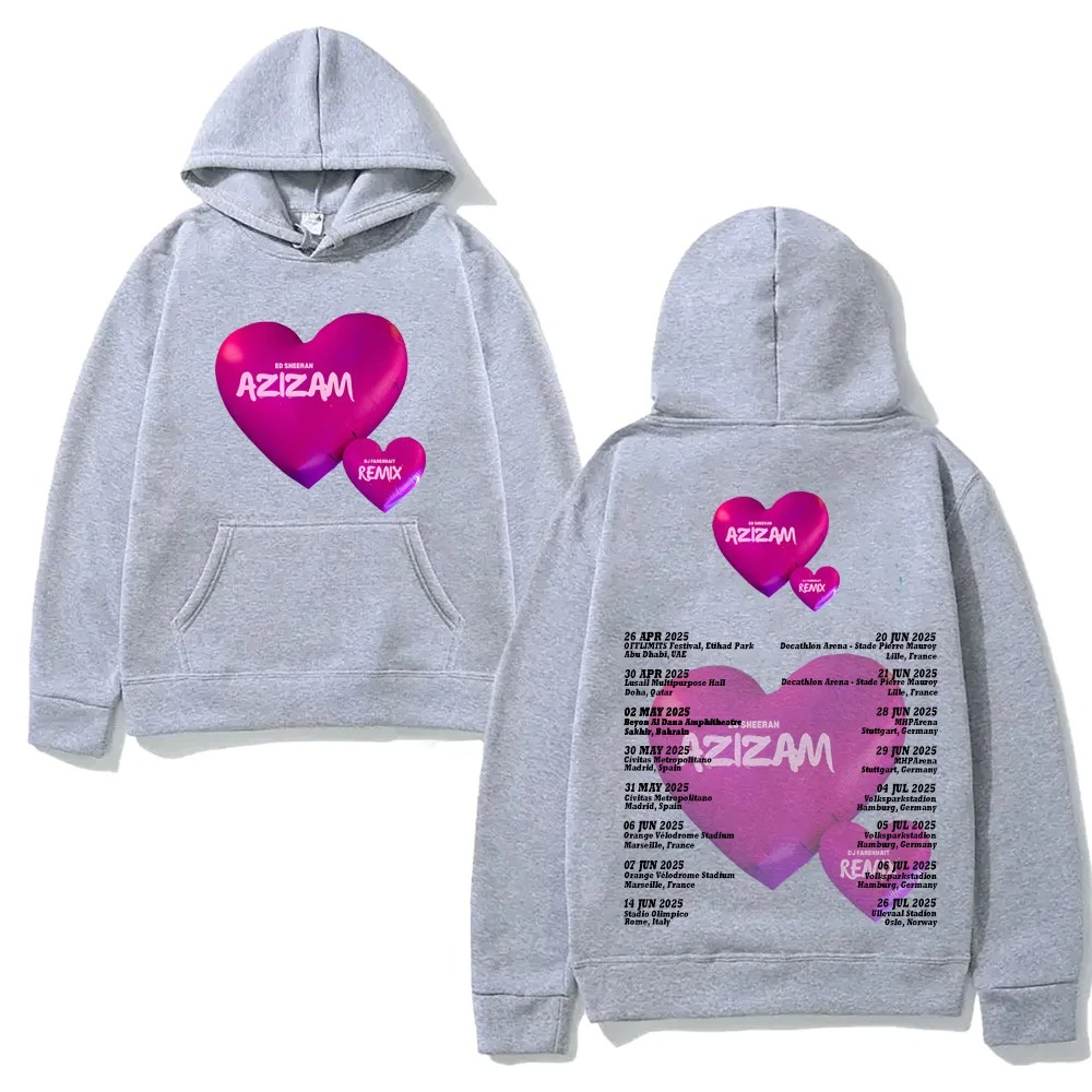Ed Sheeran New Song Azizam Merch Hoodies Man/Woman Sweatshirts Printed ...