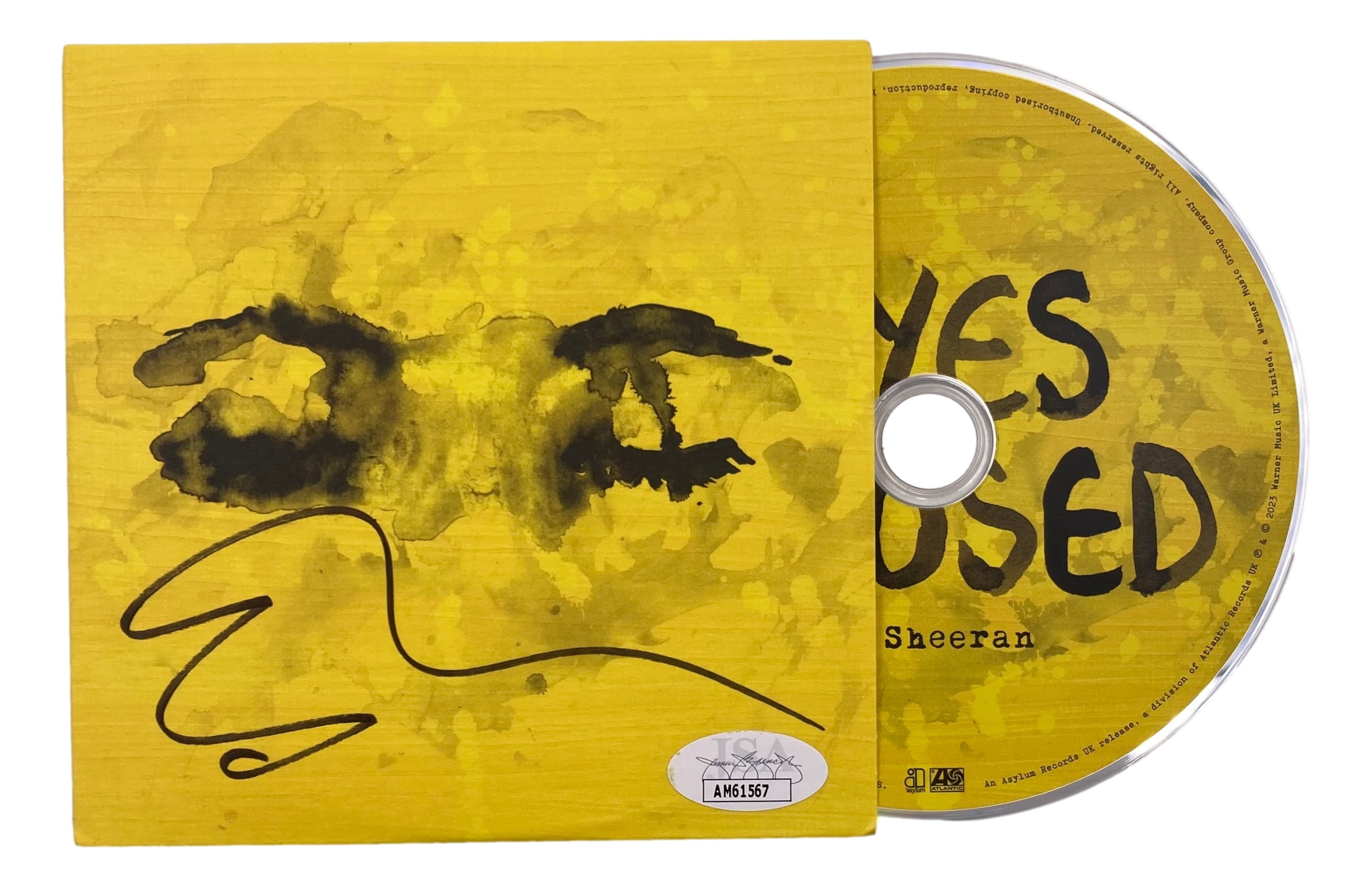 Ed Sheeran Signed Eyes Closed CD Booklet JSA - Walmart.com