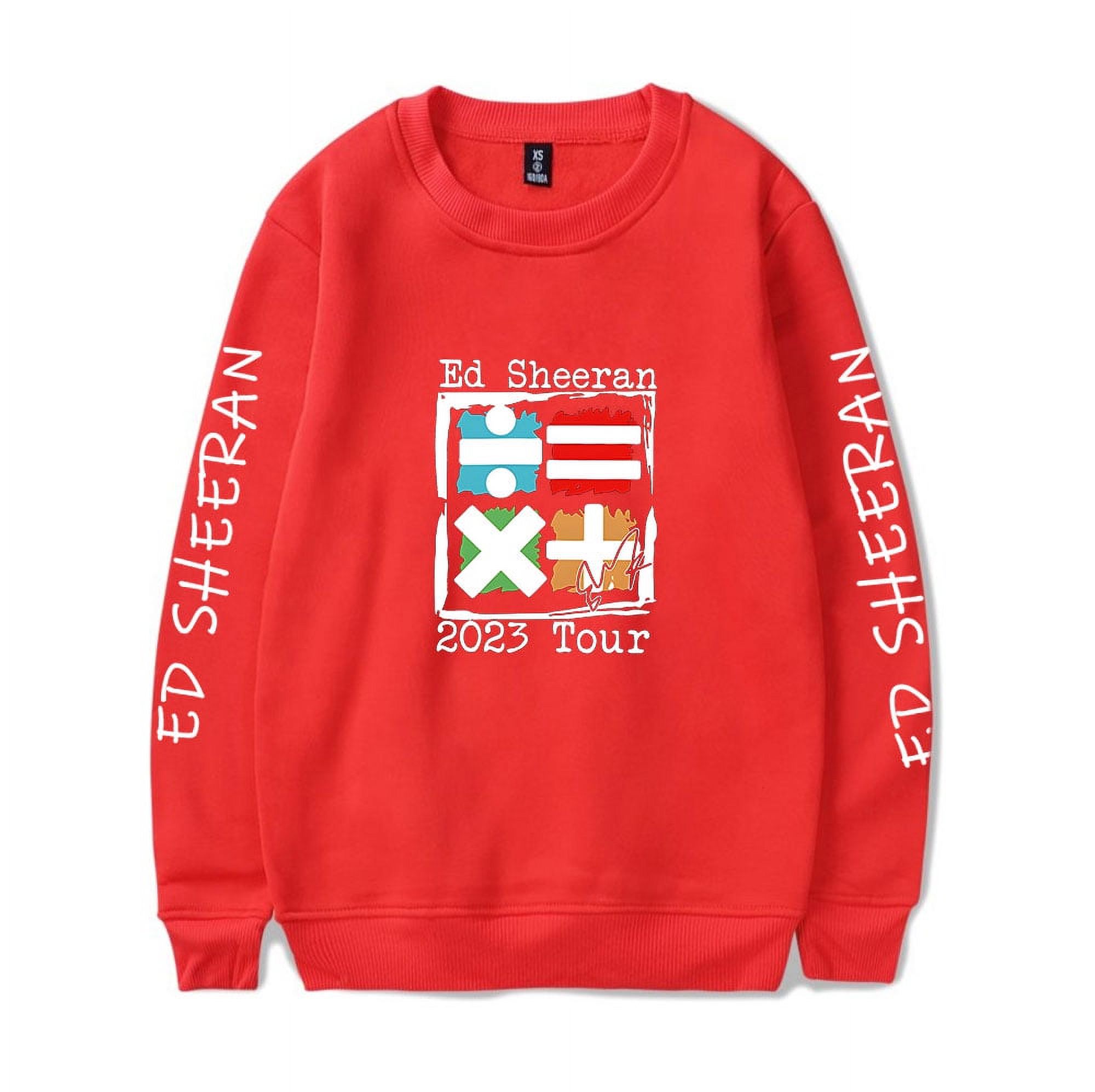 Ed Sheeran The Mathematics Tour Crewncek Sweatshirt Merch Casual ...