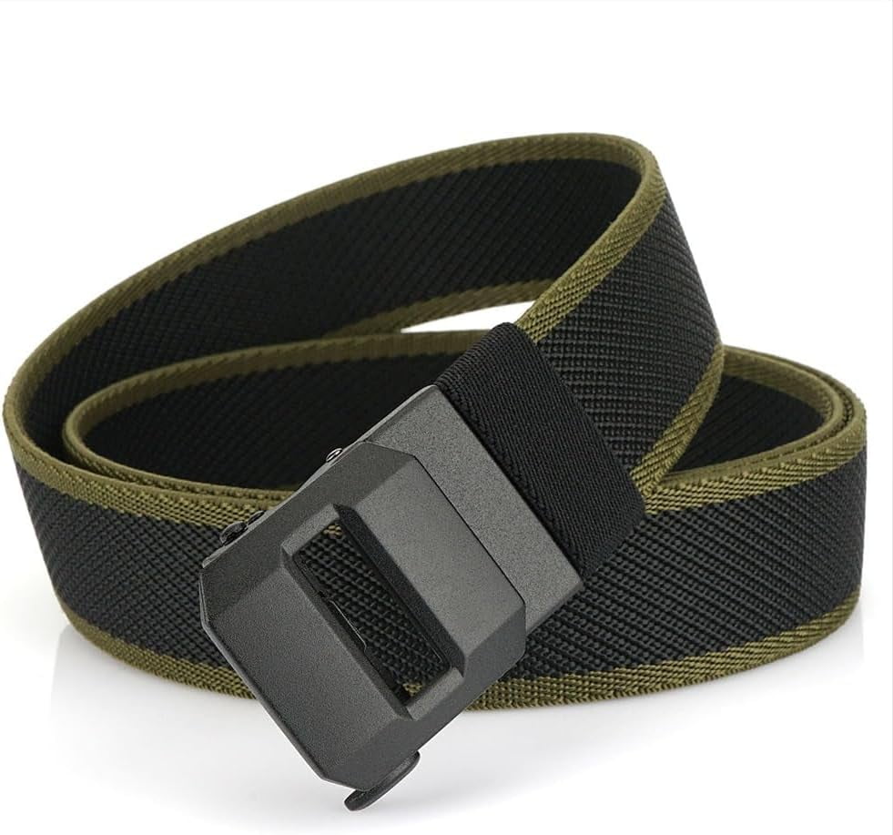 Edc Nylon Ratchet Belt,Adjustable Release Buckle Woven Waist Belt ...