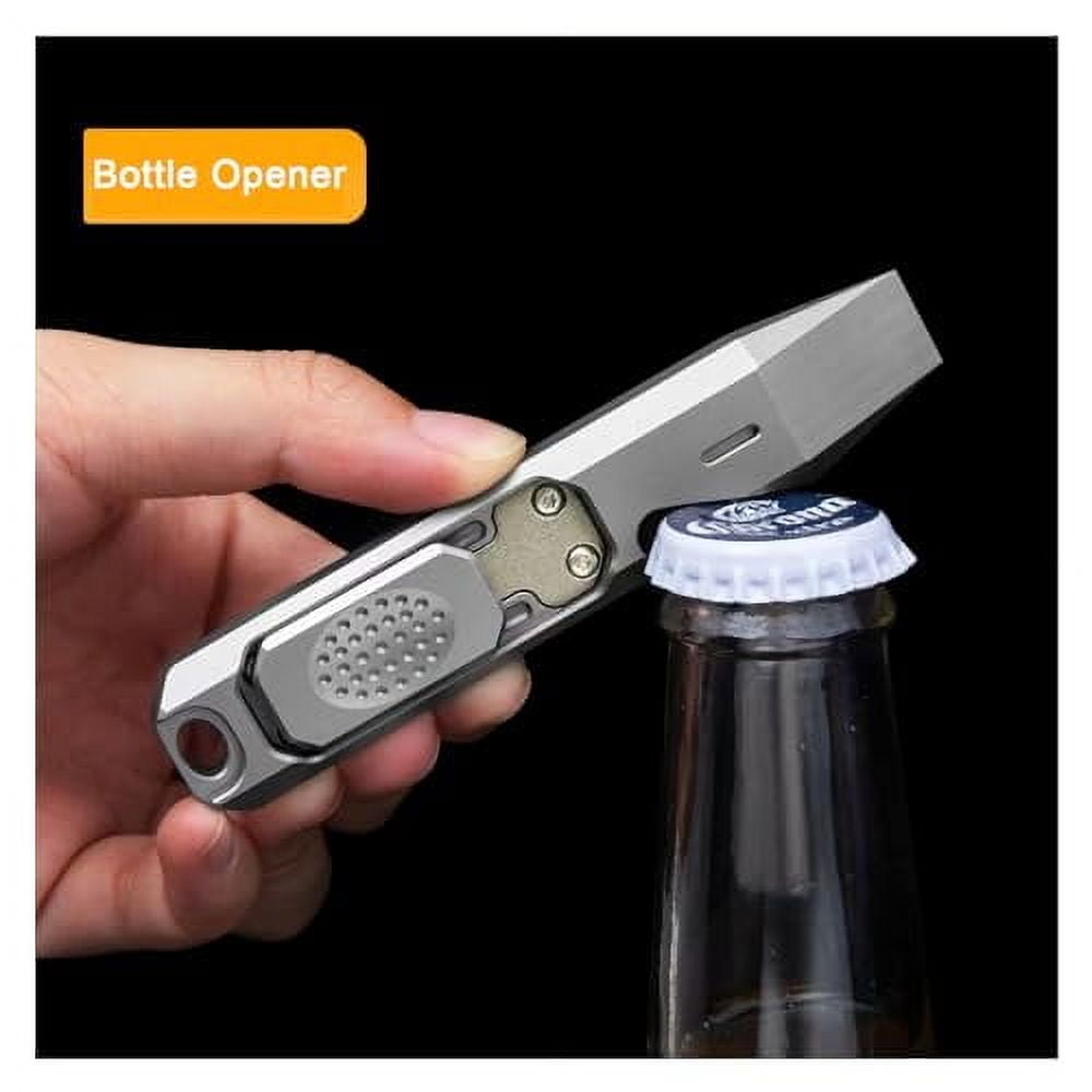 Edc Pry Bar,Decompression Crowbar, Mini Keychain tools,Outdoor Camping ...