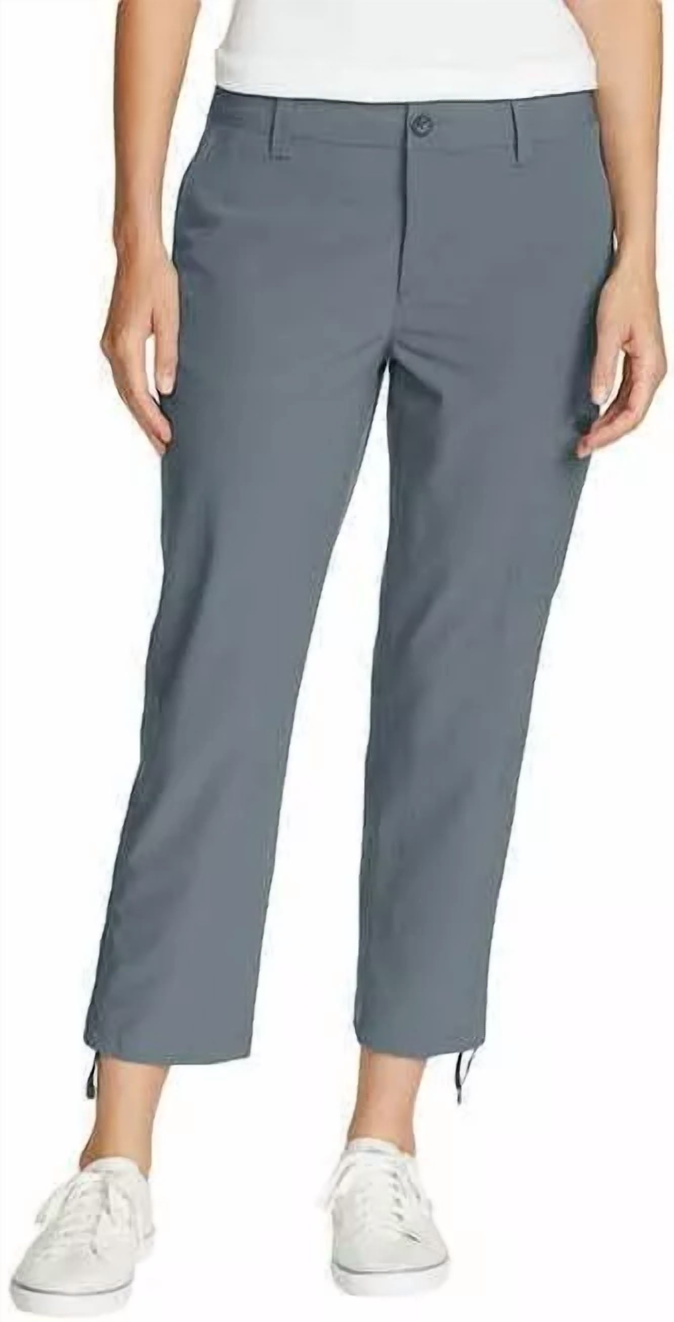 Eddie Bauer Women's Ripstop Crop Pant Capri Pants Cargo Pocket Hiking ...