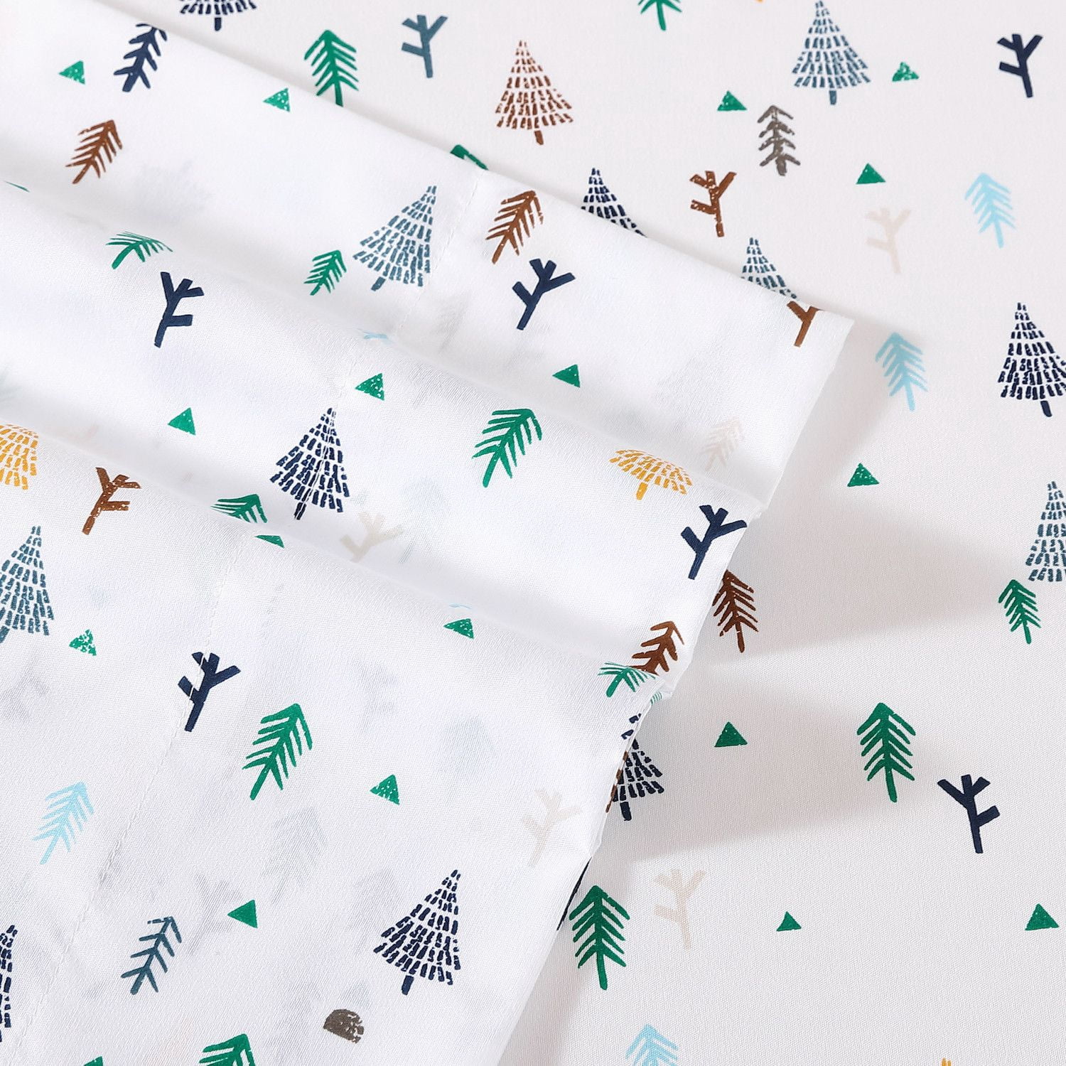 Eddie Bauer Kids Printed Sheet Set with Pillowcases Color: Trees Size ...