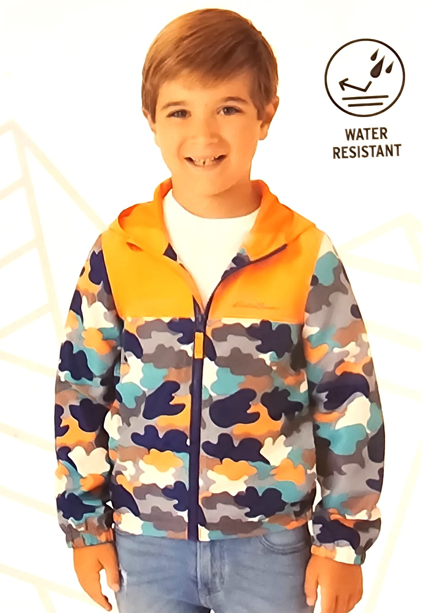 Eddie Bauer Kids Spring Jacket (Bright Orange Camo, 3T) - Walmart.com