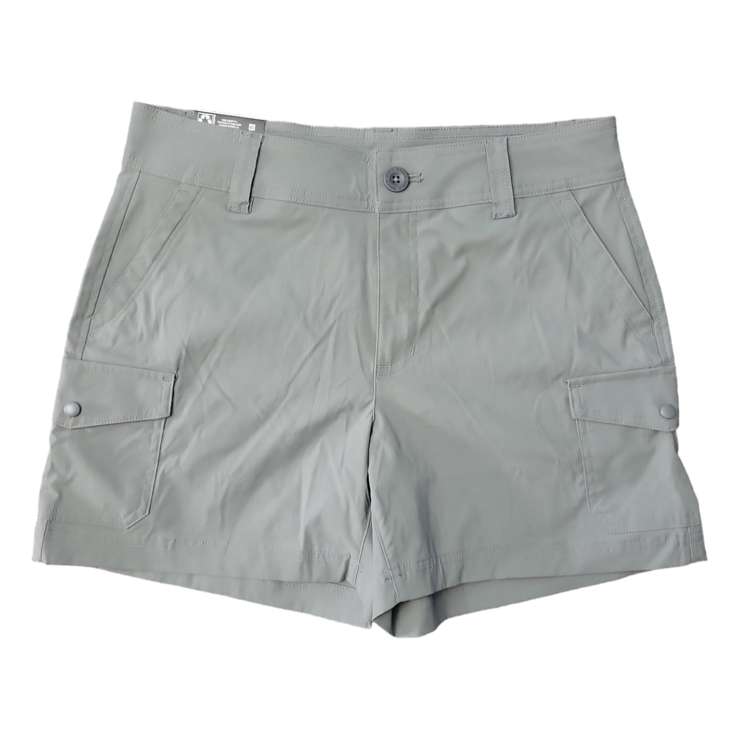Eddie Bauer Ladies 5" Inseam 2-Way Stretch Snap-Close Side Cargo Pocket ...