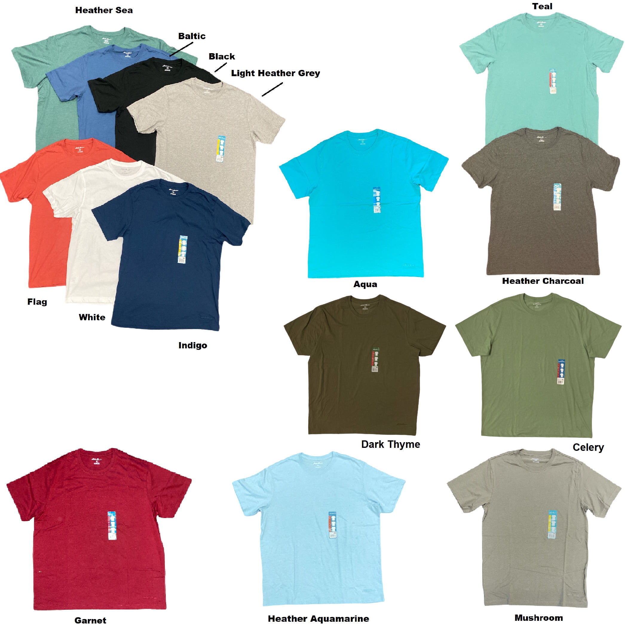 Eddie Bauer Men's Lightweight Comfort T-Shirt, Soft Smooth Material ...