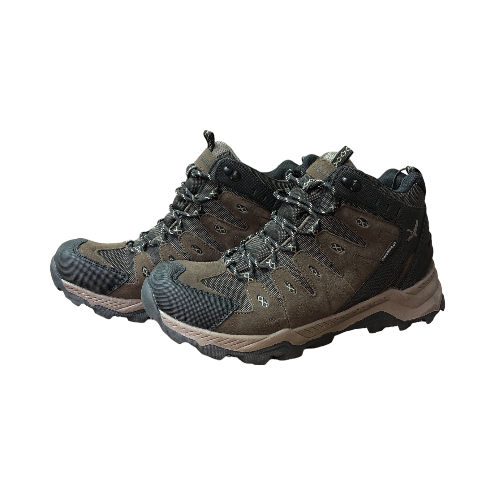 Eddie Bauer Men's Maple Ridge Outdoor Weatherproof Hiking Boots (Brown ...