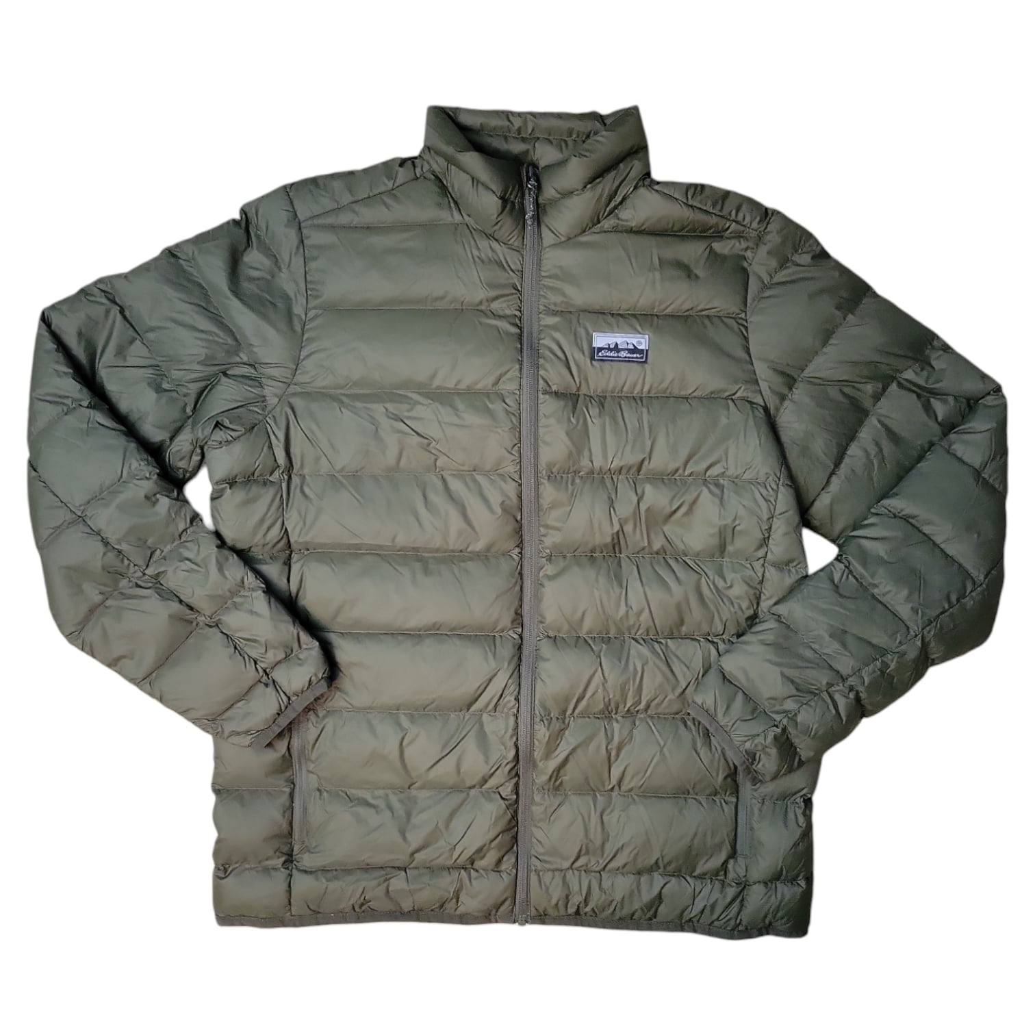 Eddie Bauer Men's Microlight IV Down Packable Jacket (Olive Night/Kelp ...