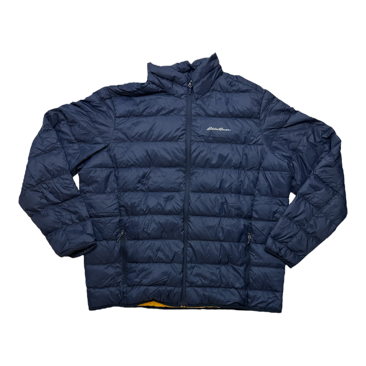 Eddie Bauer Men's Packable Full-Zip Funnel Neck Down Filled Jacket ...