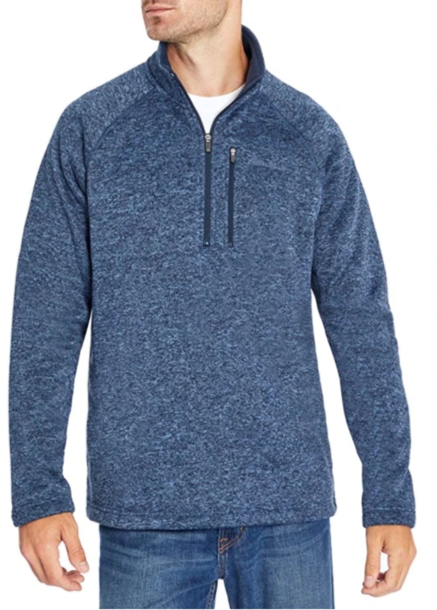 Eddie Bauer Men's Radiator Fleece Lined Pullover Sweater, 1/4 Zip ...