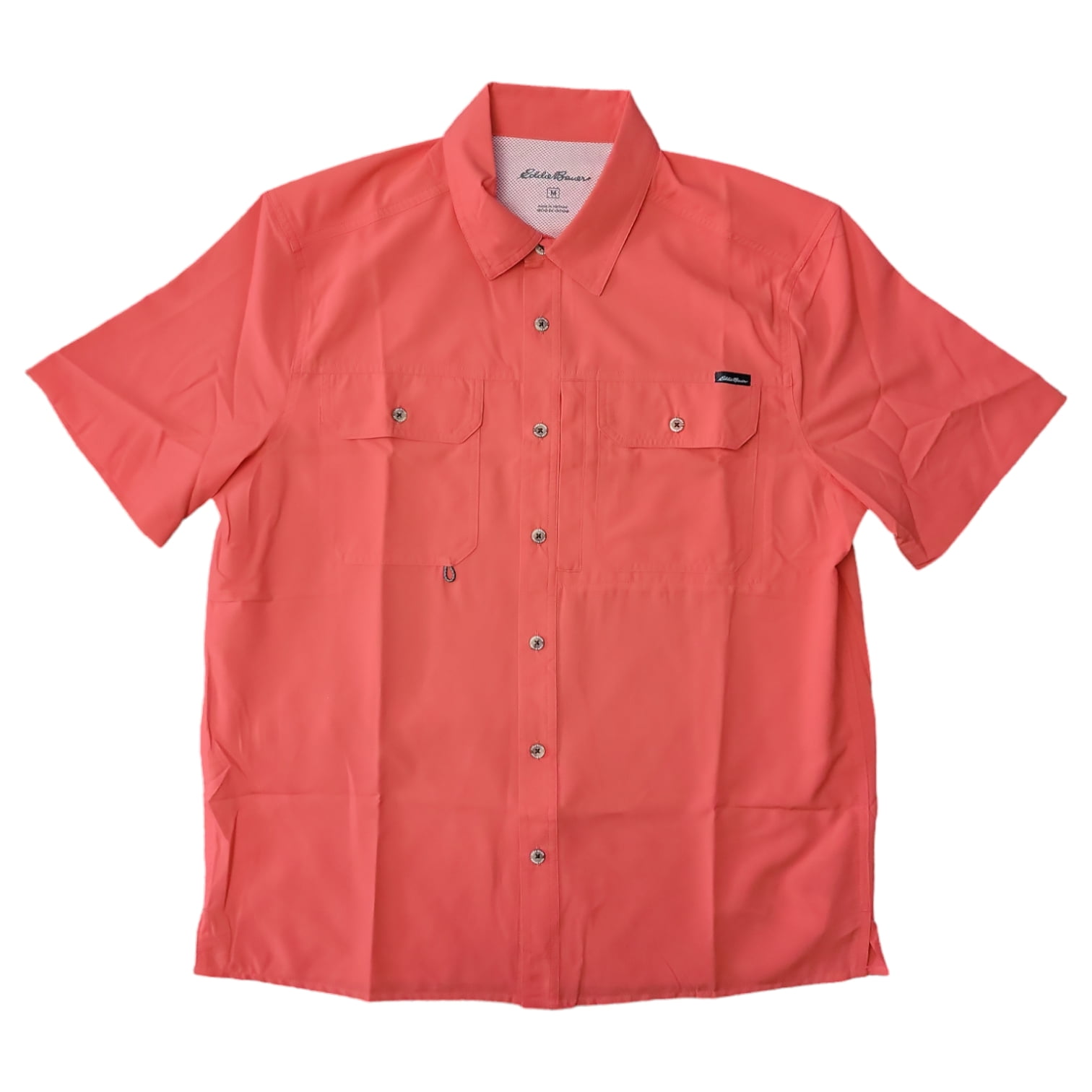 Eddie Bauer Men's Short Sleeve Moisture Wicking Woven Tech Shirt ...
