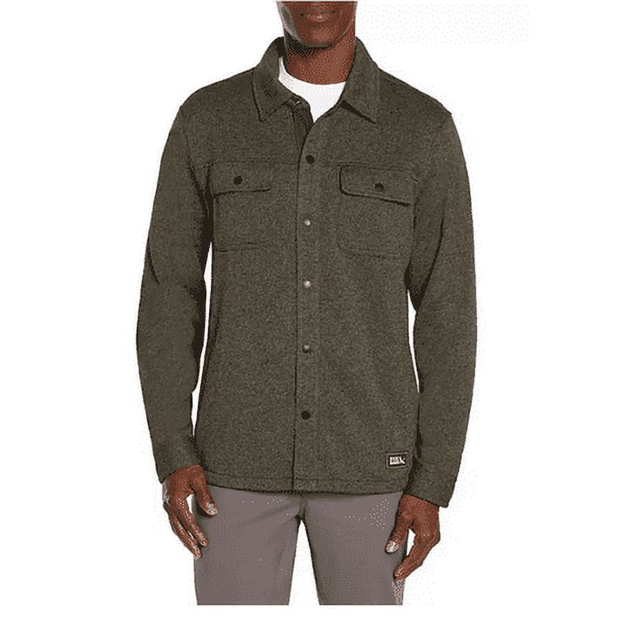 Eddie Bauer Men's Sweater Fleece Shirt Jacket - Walmart.com