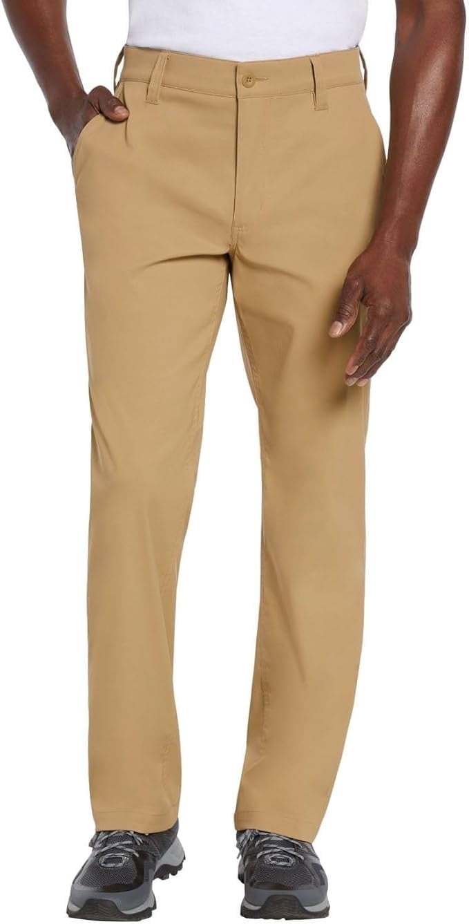 Eddie Bauer Men's Tech Chino Pant – Lightweight Water-Resistant Stretch ...