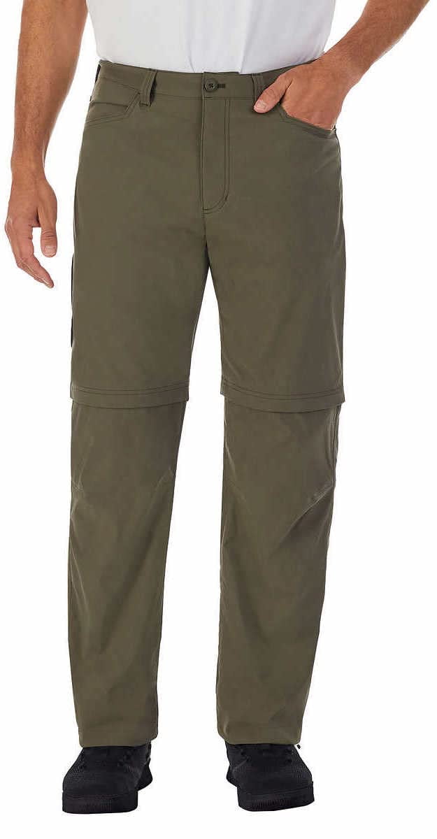 Eddie Bauer Mens Lightweight Convertible Pant (Slate Green 40x34 ...