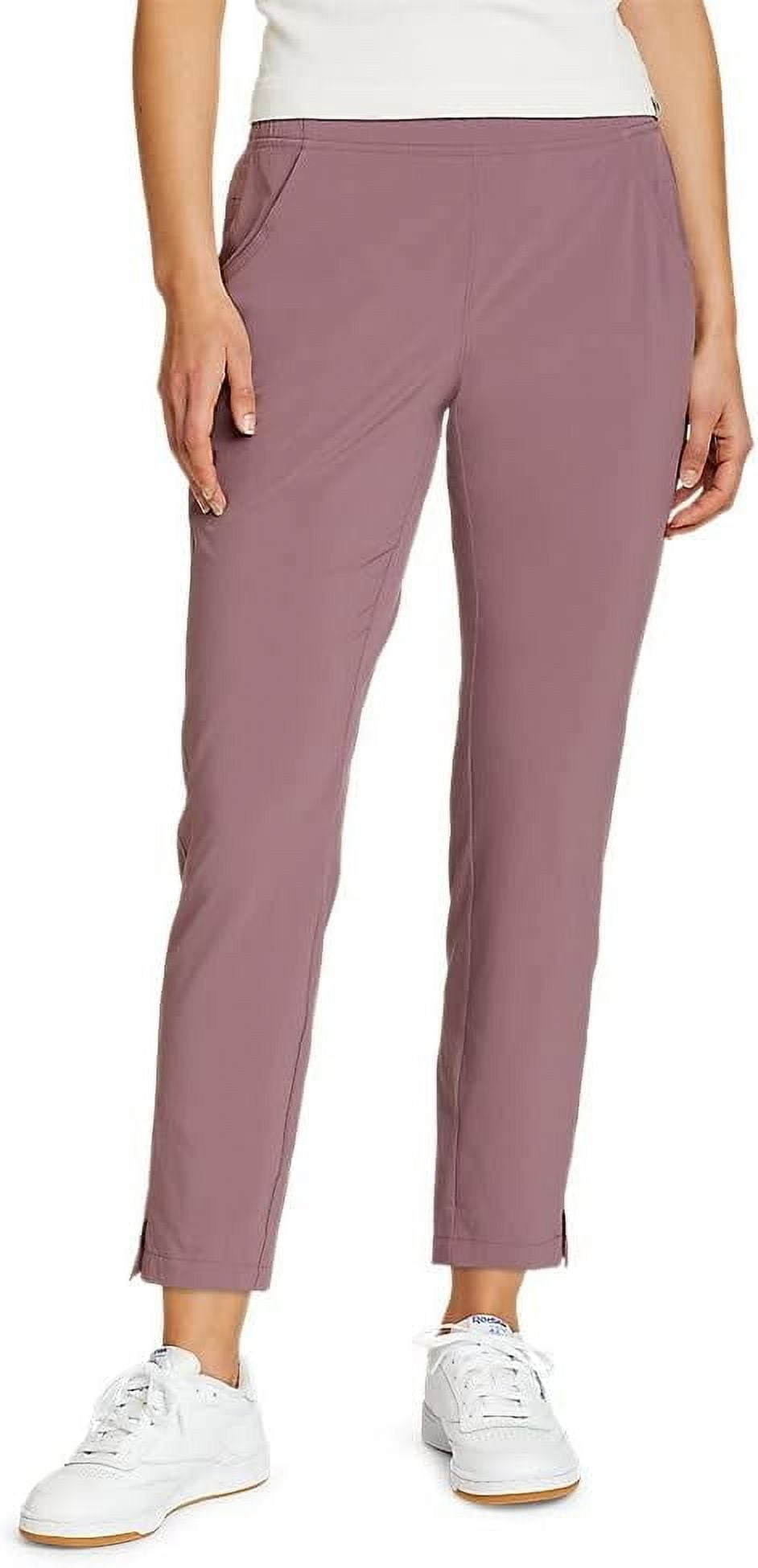 Eddie Bauer Women's Departure Ankle Pants (Dusty Violet, Medium ...