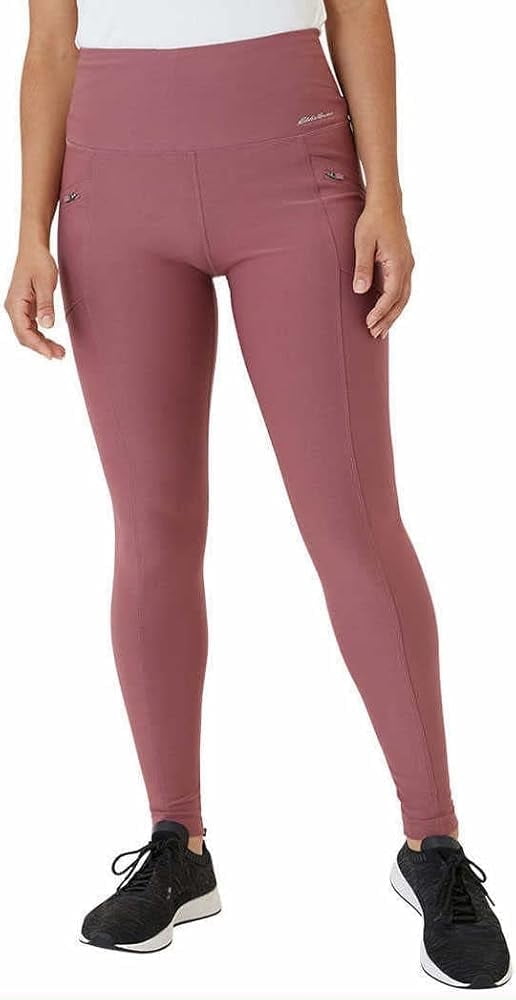 Eddie Bauer Women's Midweight High Rise Trail Tight Leggings XXL Dark Dusty Rose - Walmart.com