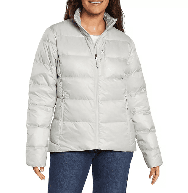 Eddie Bauer Women's Packable Puffer Jacket (Silver Shine, XXL ...