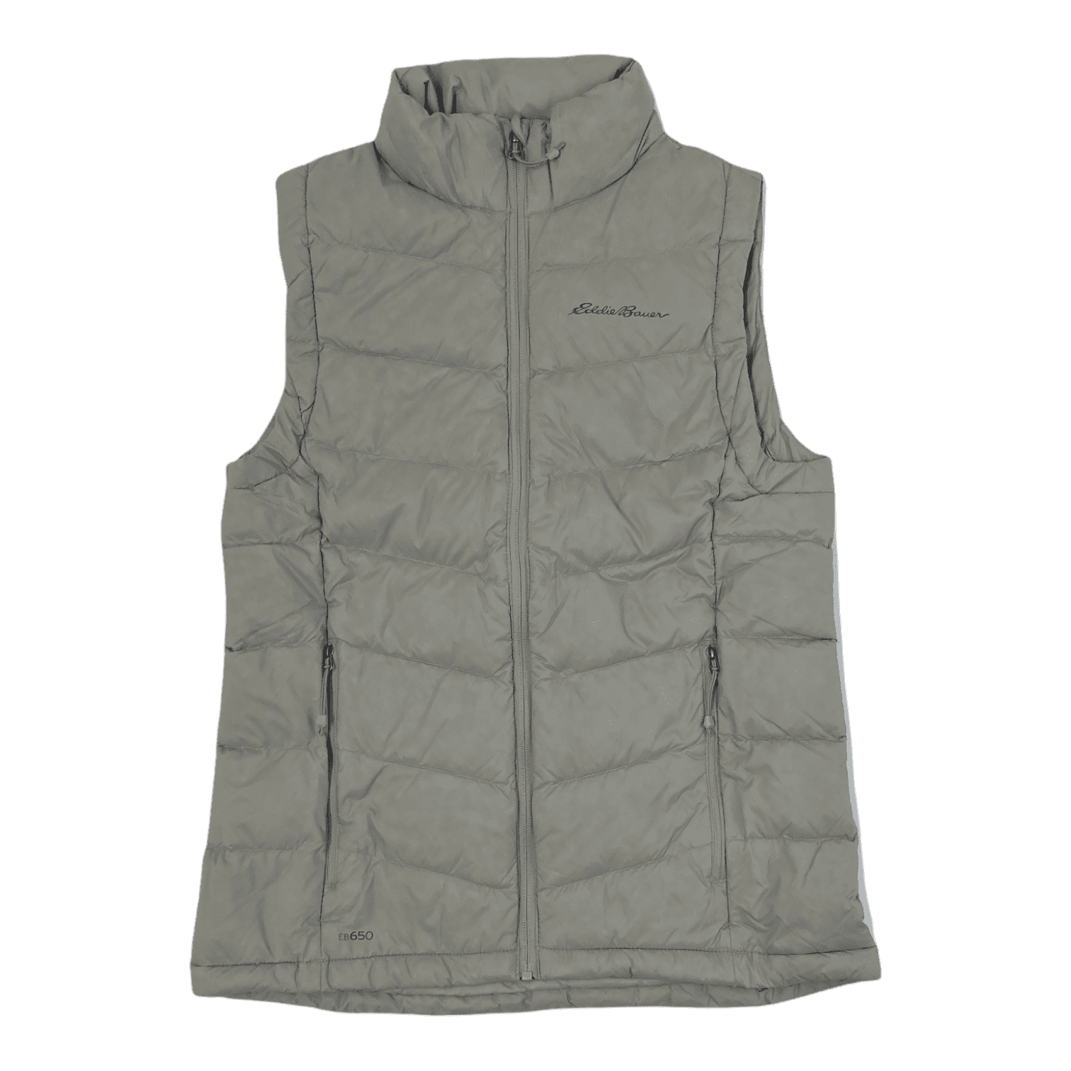 Eddie Bauer Women's Packable Zip Up Quilted Down Vest With Pockets ...