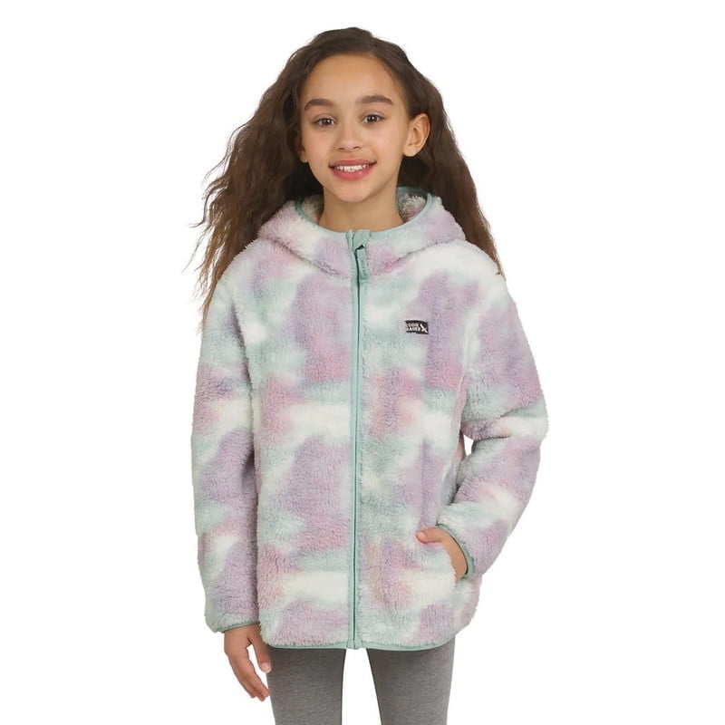Eddie Bauer Youth Kid's High Pile Plush Hooded Full Zip Jacket (US ...