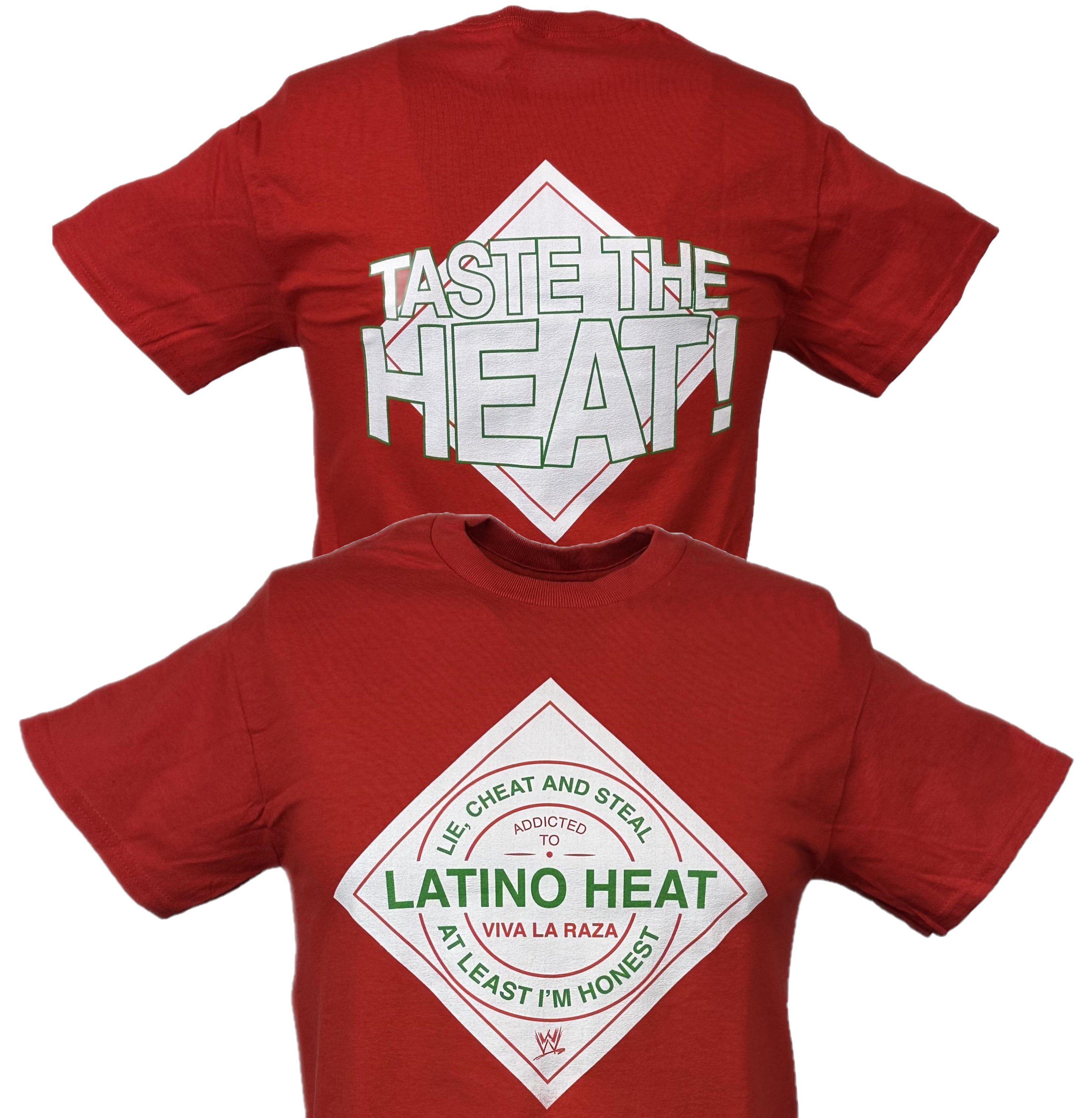 Eddie Guerrero Latino Heat Red T-shirt - Walmart.com