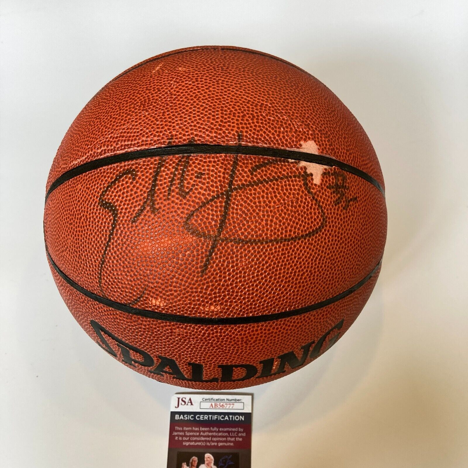 Eddie Jones Signed Spalding NBA Basketball JSA COA Los Angeles Lakers - Walmart.com