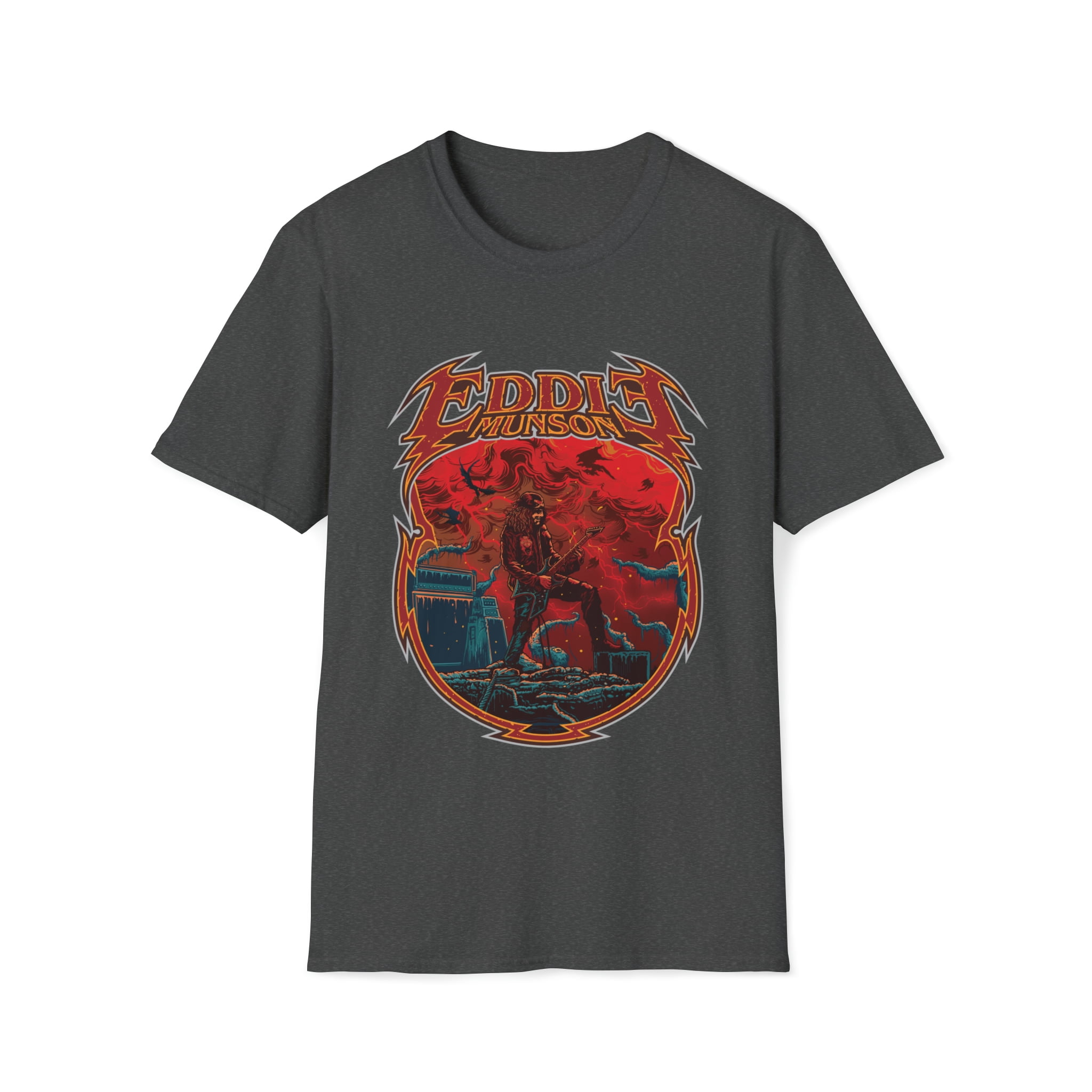 Eddie Munson Master of Puppets Vecna Stranger Things Shirt Upside Down ...