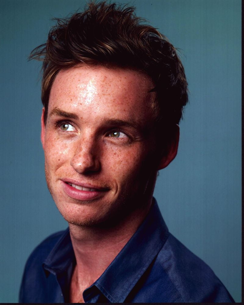 Eddie Redmayne Headshot Looking Up In Blue Shirt Photo Print 8 X 10 Item Mvm59406