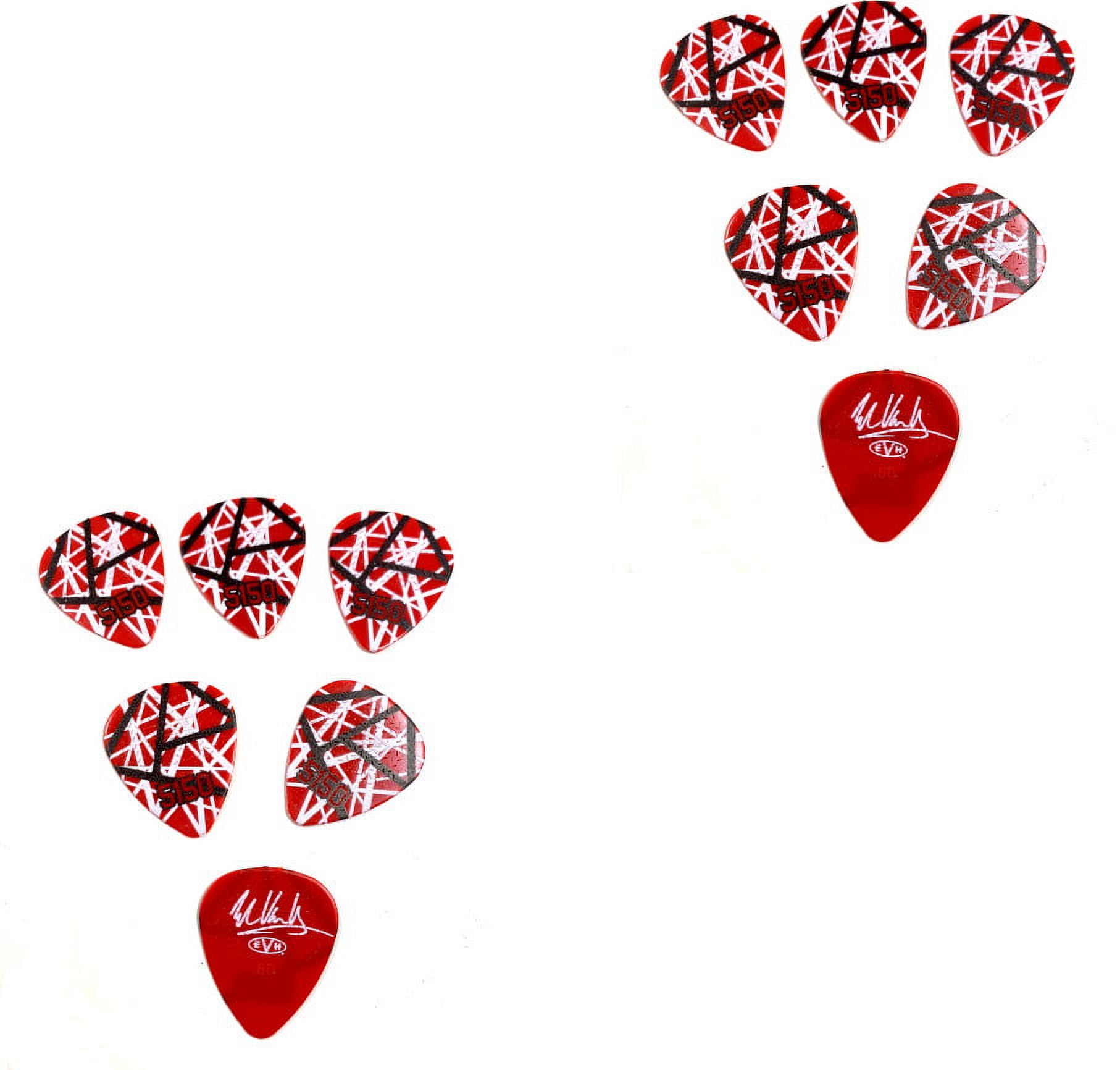 Eddie Van Halen Guitar Picks EVH 5150 Max Grip .60mm 12-Pack - Walmart.com