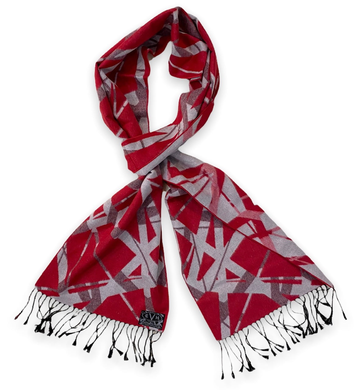 Eddie Van Halen Heavy Metal Rock Limited Edition Silk Blend Red Scarf ...