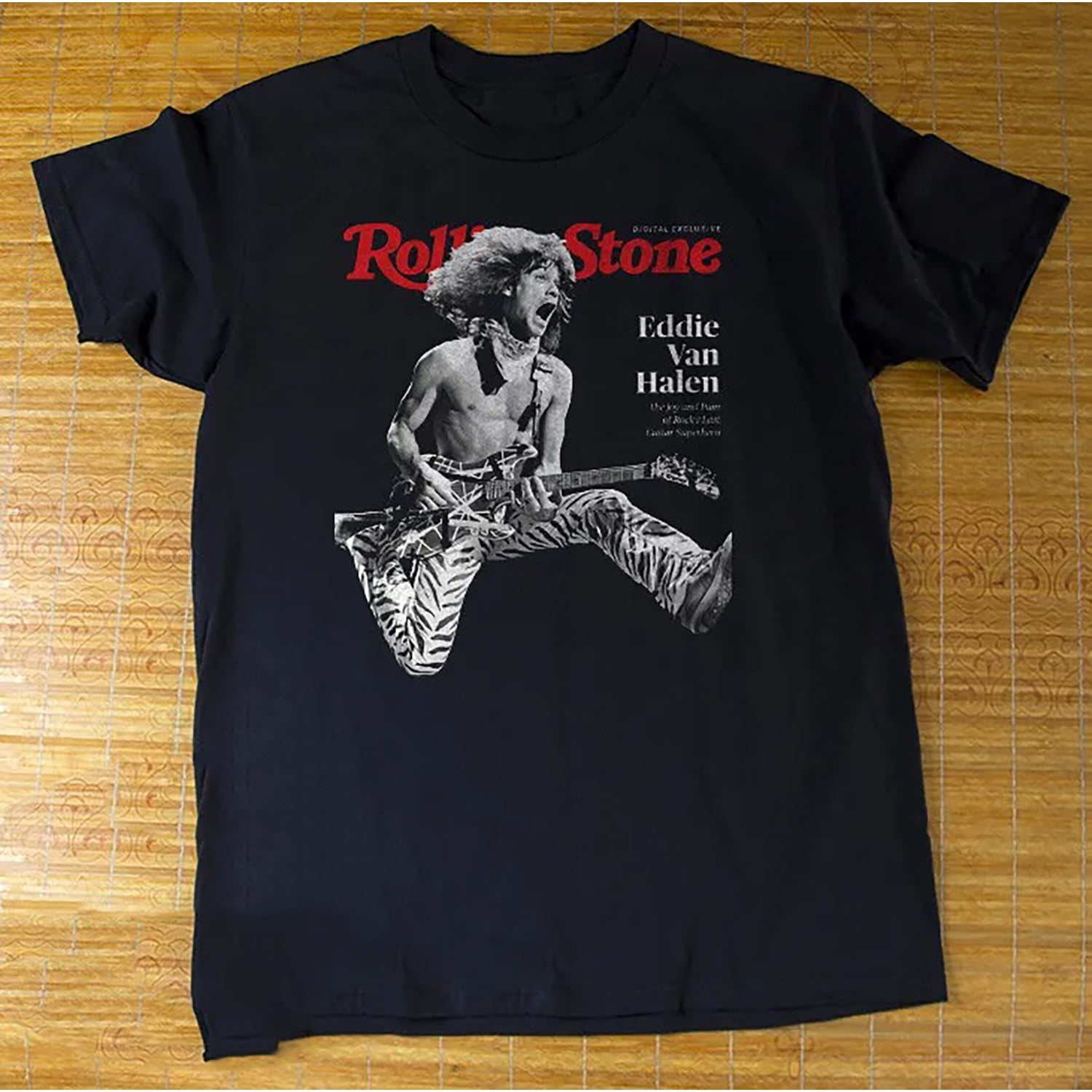 Eddie Van Halen Rolling Stone T-Shirt - Walmart.com