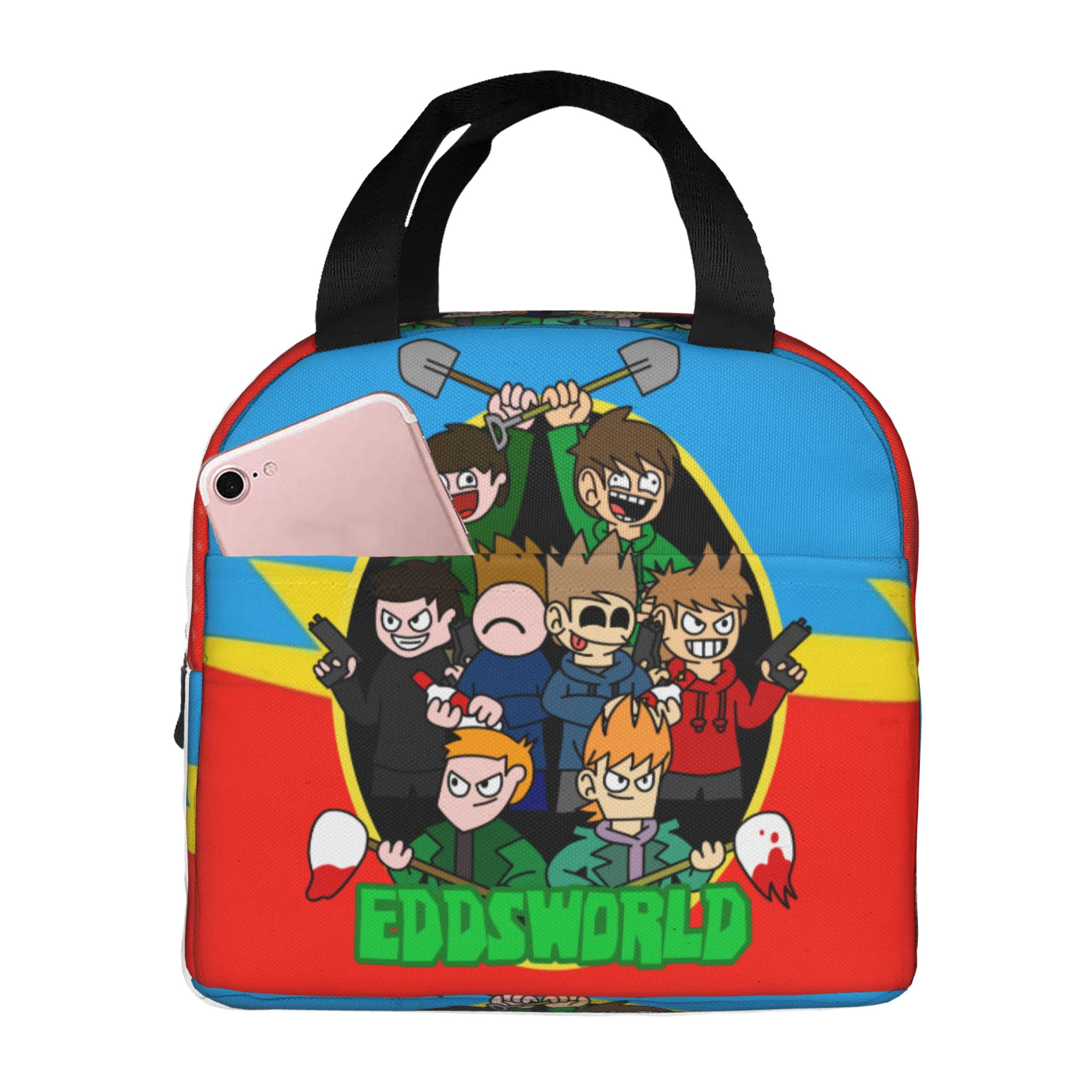 Eddsworld Lunch Bag Tote Bag Insulated Lunch Box Picnic Beach Fishing ...