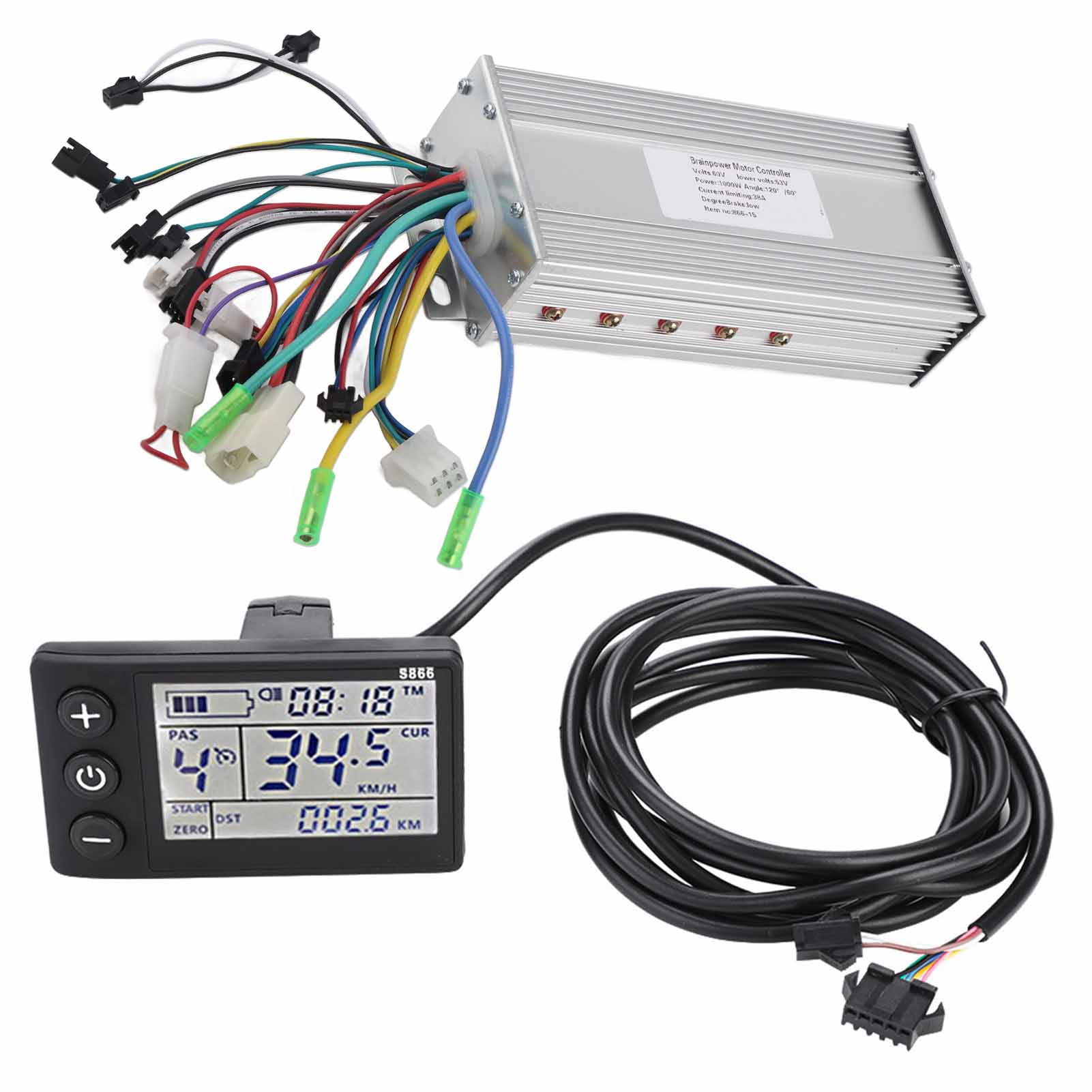 Eddwiin E-bike Controller, Waterproof Motor Rate Controller Brushless ...