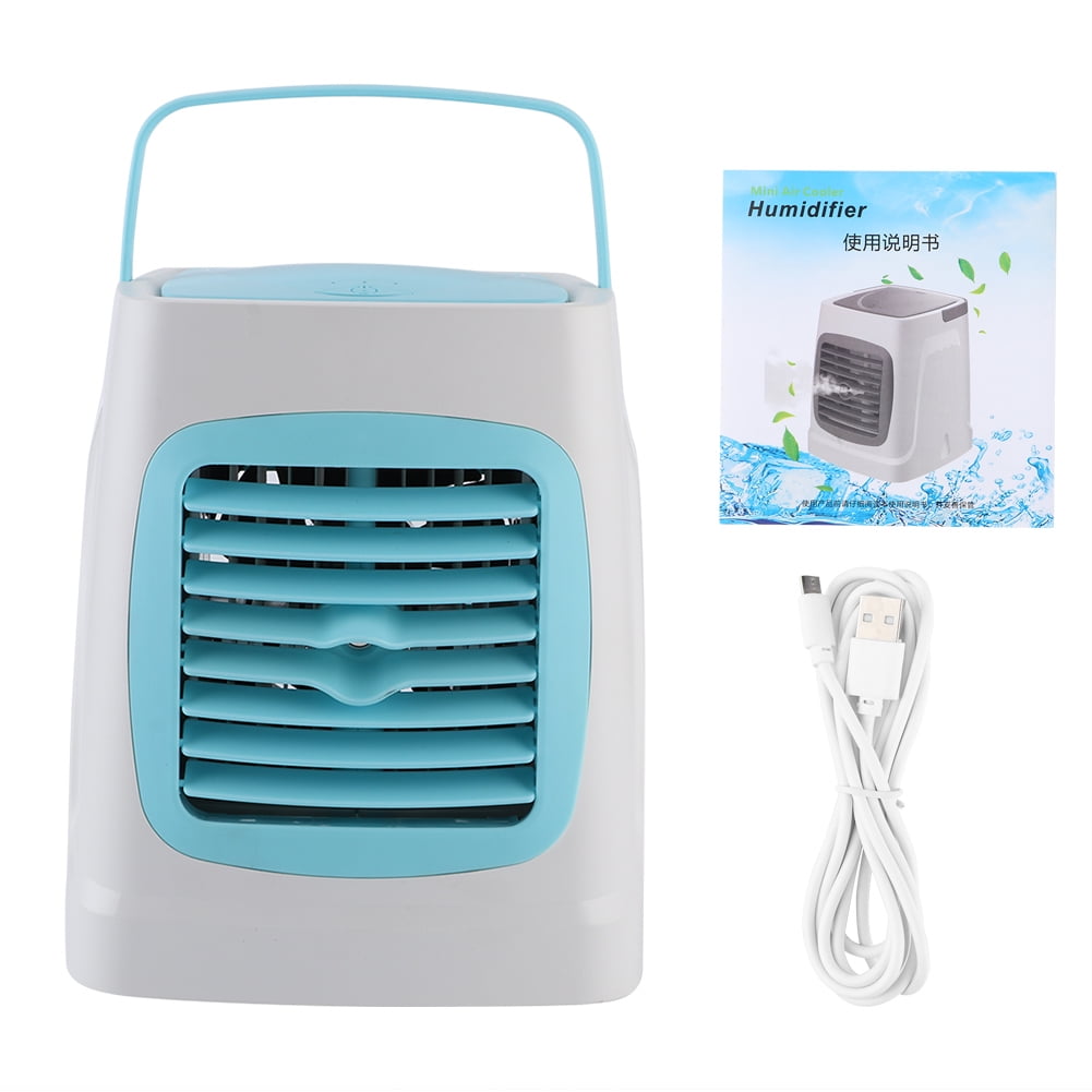 Eddwiin Portable Mini Multi-Function USB L-ED Air Cooler Humidifier ...