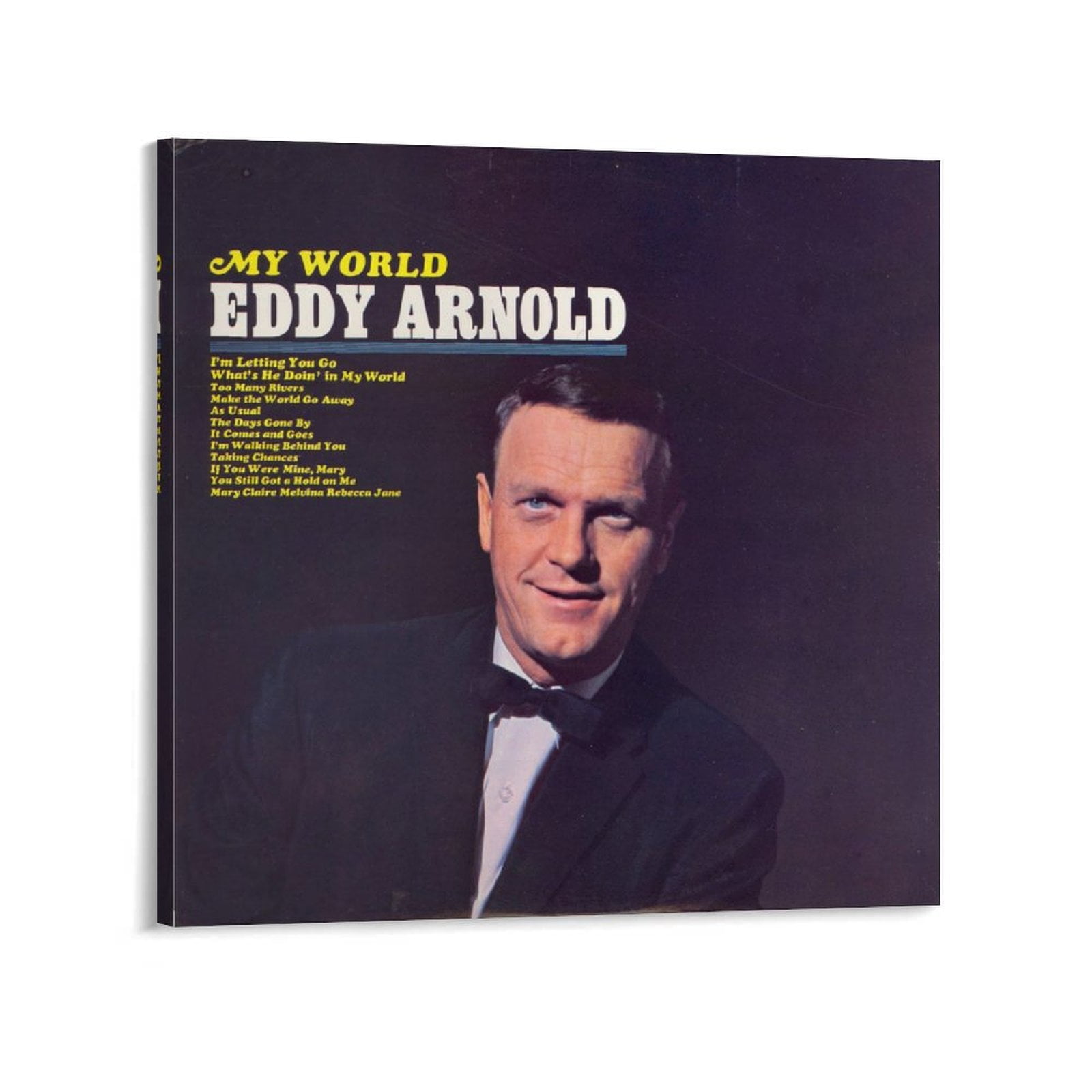 Eddy Arnold Singer Poster Canvas Art Poster and Wall Art Picture Print ...