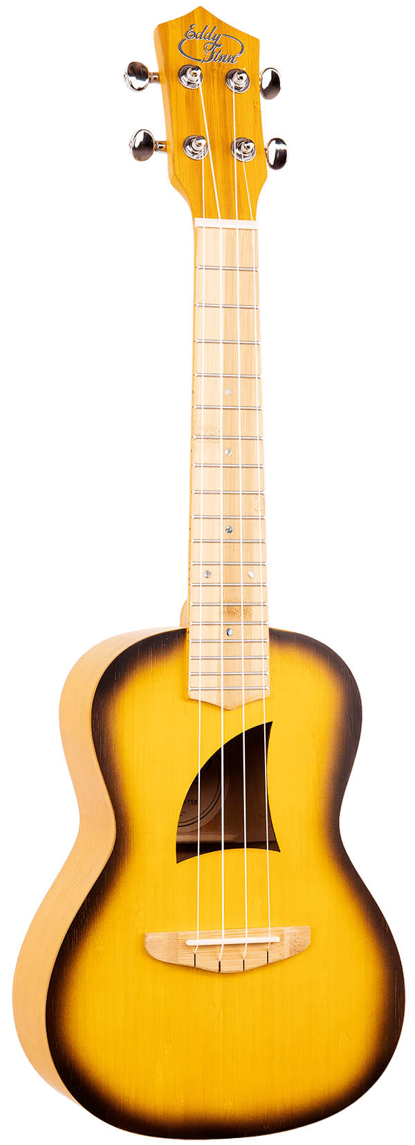 Eddy Finn Bamboo Beach Ukulele with Gig Bag, Sunburst Bamboo - Walmart.com