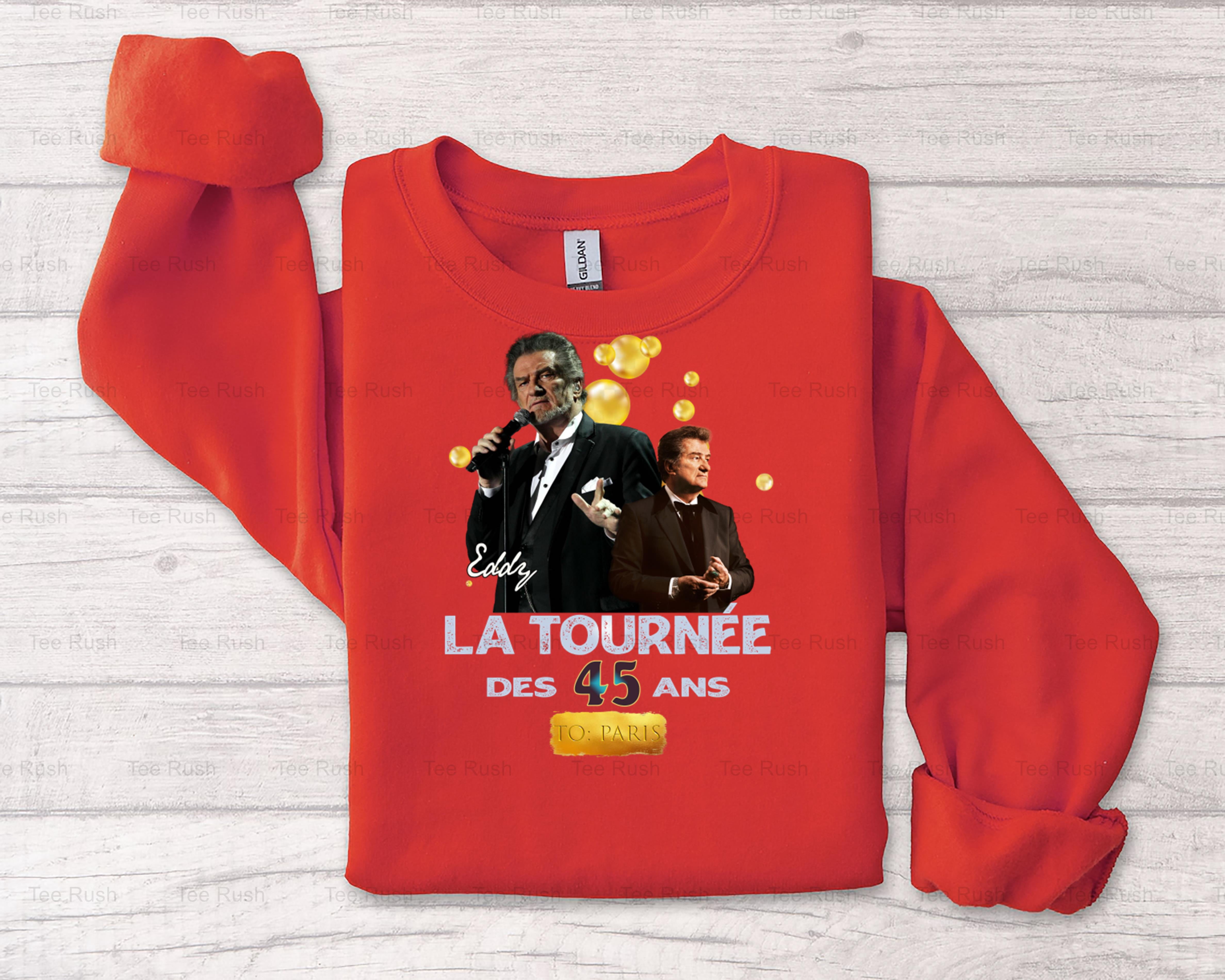 Eddy Mitchell French Rock Roll Music Singer 45th Anniversary Fan (1),T ...