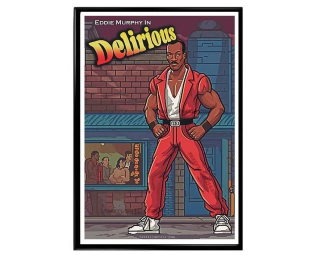 Eddy Murphy Delirious Poster Classic Comedy Pop Art Print Hypebeast ...