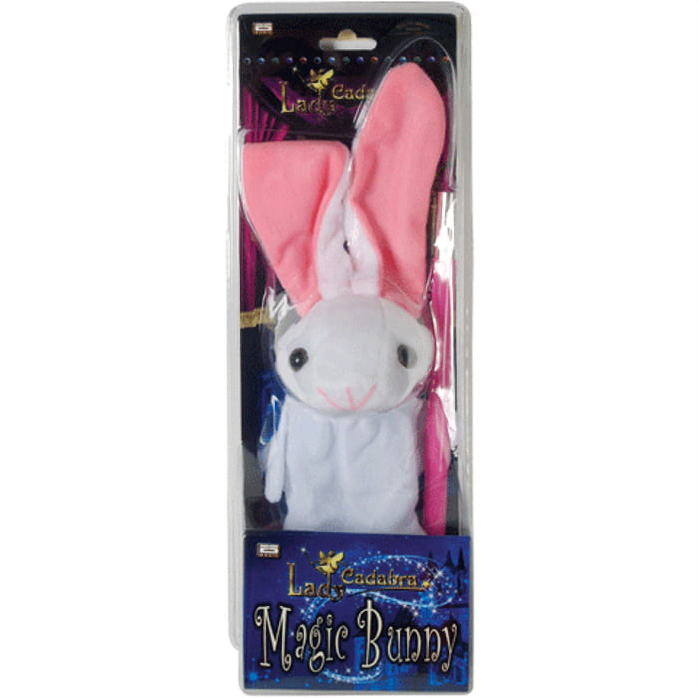 Eddy's Magic Bunny Rabbit and Wand 13" Magic Puppet, White Pink ...