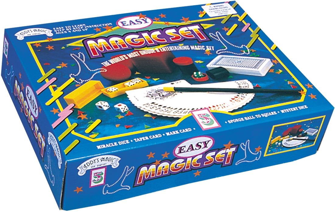 Eddy's Magic Kid's Easy Magic Starter Kit #5 62pc 12"x9" Magic Set ...
