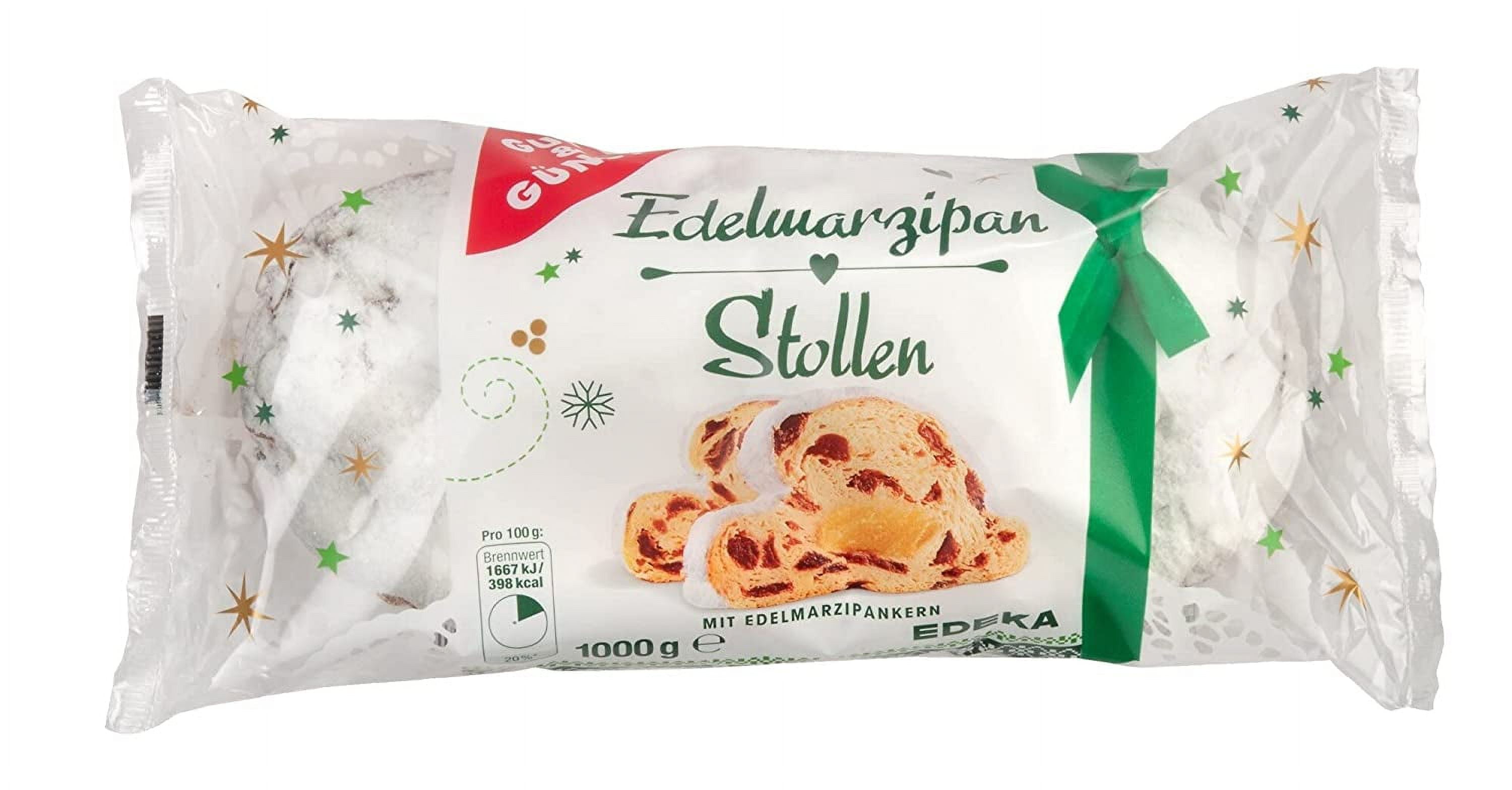 Edeka Gut and Guenstig Edelmarzipan Stollen 1000g - Walmart.com
