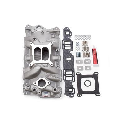 Edelbrock 2040, Sbc 2701 Intake Manifold & Installation Kit Performance ...