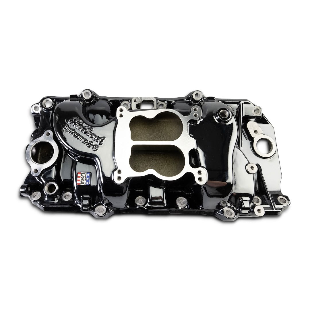 Edelbrock 2161BP 396-454 O Intake Manifold for 1965-1990 Chevy C3500 ...