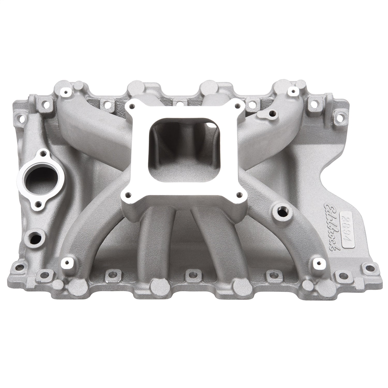 Edelbrock 2894 Victor Jr. Series Intake Manifold; Carbureted; For Use w ...