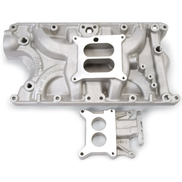 Edelbrock 3781 Performer 351-W EGR Intake Manifold; Satin Finish; Idle ...
