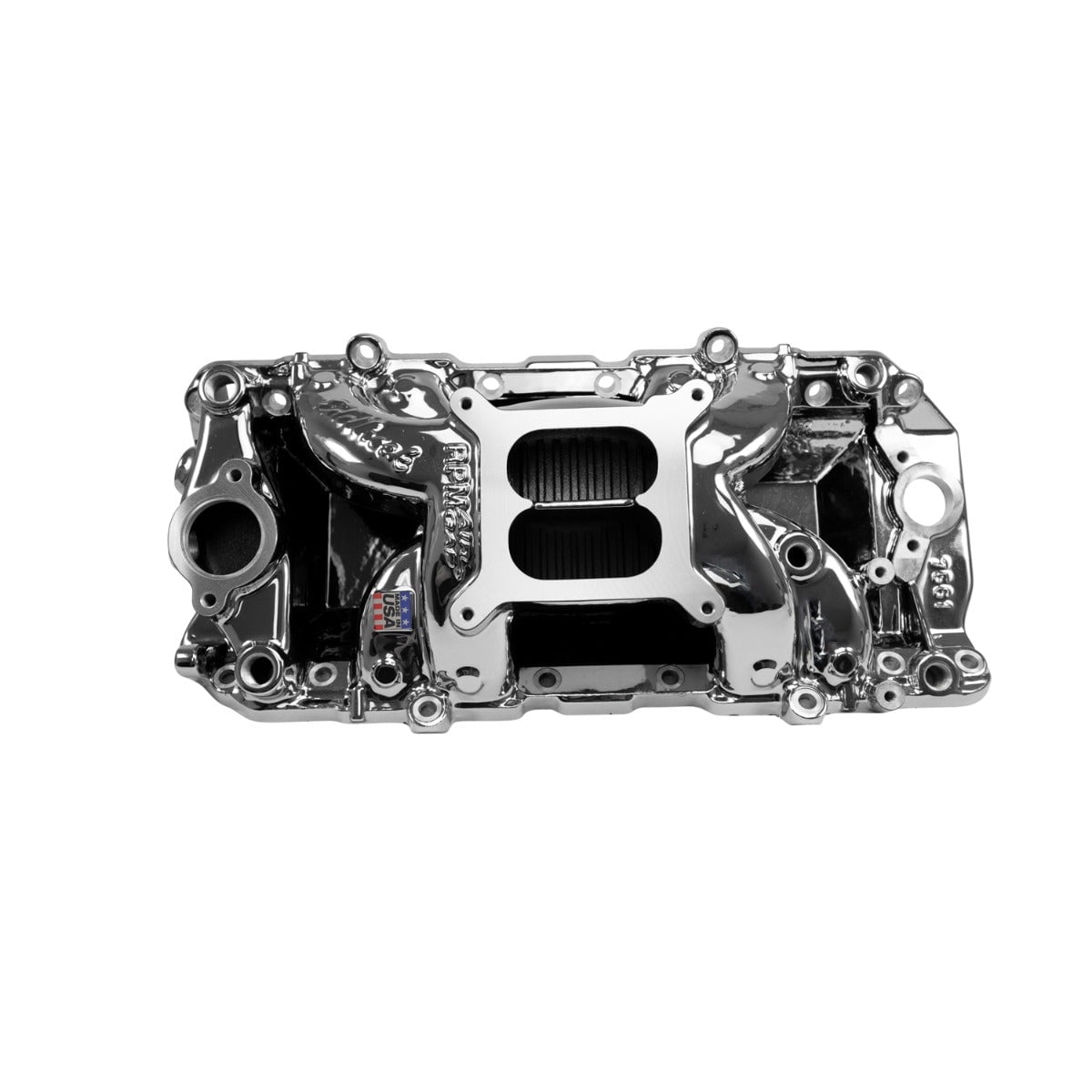 Edelbrock 7561-CP Performer RPM Air-Gap Intake Manifold, BB Chevy ...