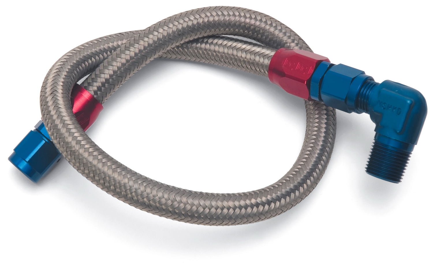 Edelbrock 8123 Braided Stainless Fuel Line Kit - Walmart.com