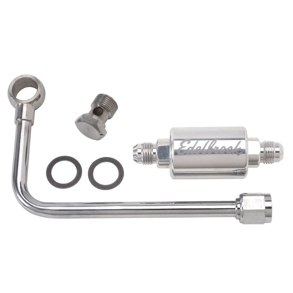 Edelbrock 8131 Single-Feed Fuel Line Kit - Walmart.com